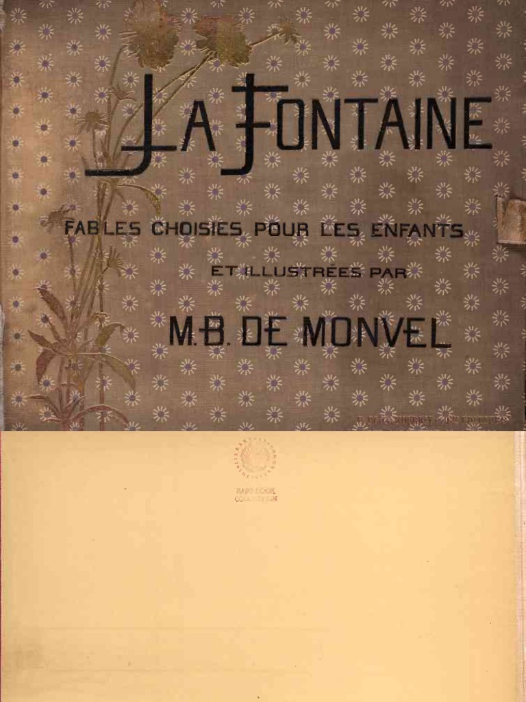 Fabulas em Francês | PDF | Fable | Mammifères