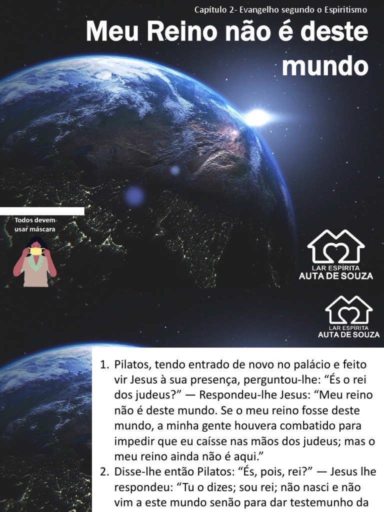 Meu Reino Não é Deste Mundo Pdf Jesus Espiritismo