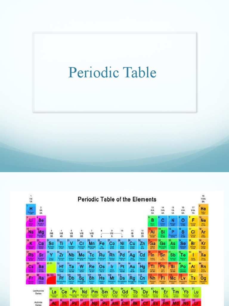 Periodic Table Increasing Decreasing and Gas Laws | PDF | Periodic ...
