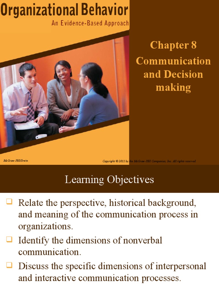 Communication and Decision Making: Mcgraw-Hill/Irwin | PDF ...