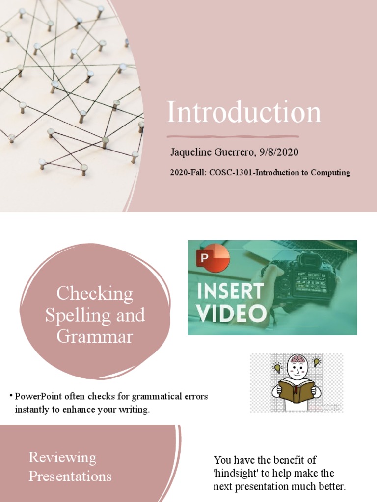 Jaqueline Guerrero, 9/8/2020: 2020-Fall: COSC-1301-Introduction To Computing | PDF | Microsoft ...