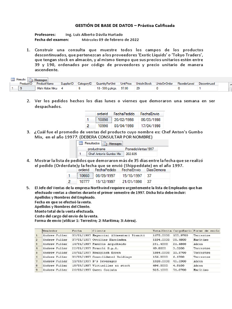 Consultas SQL para Gestión de Ventas | PDF | Negocios