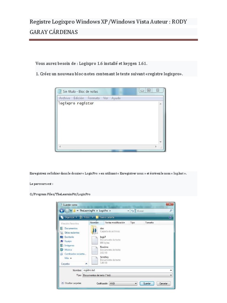 Document Pour Logix Pro | PDF
