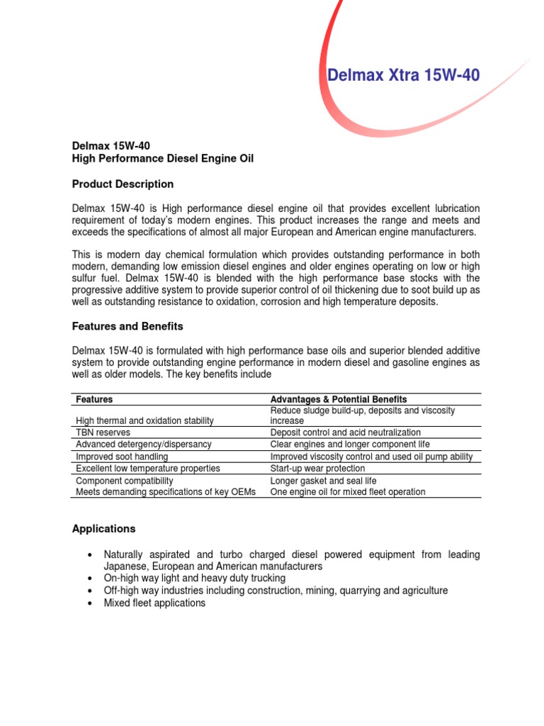 Delmax Xtra 15W-40: Delmax 15W-40 High Performance Diesel Engine Oil ...