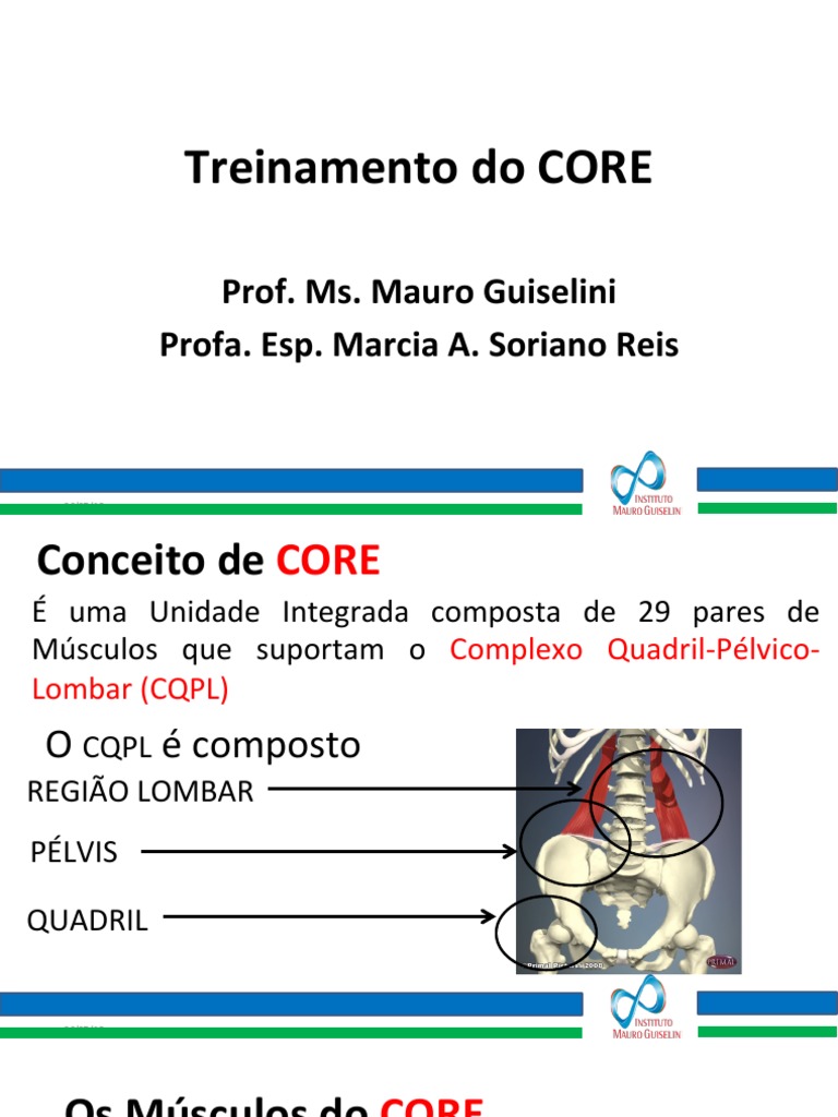Treinamento Do Core | PDF | Coluna Vertebral | Anatomia