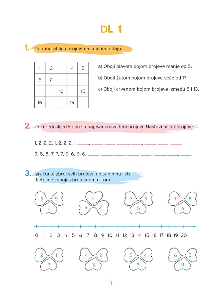 Moj Sretni Broj 2 Dodatni Listici | PDF