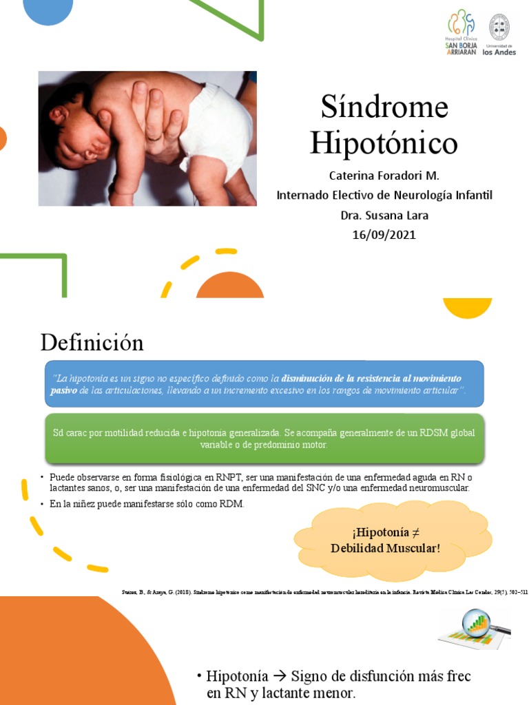 Síndrome Hipotónico | PDF | Unión neuromuscular | Especialidades Medicas