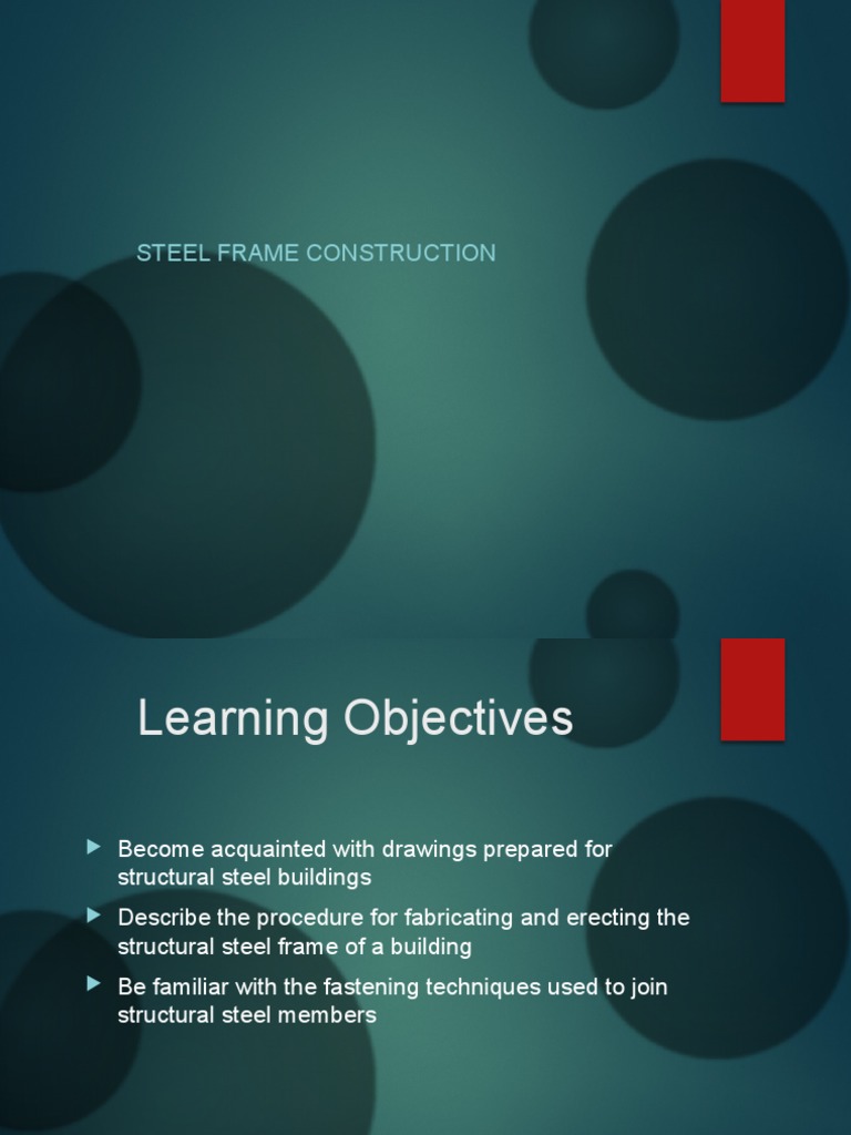 Steel Frame Construction-1 | PDF | Architecture | Architectural Design