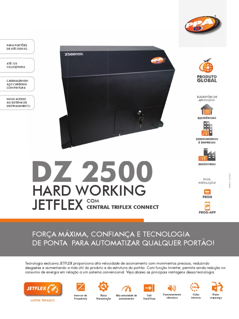 Ppa Datasheet DZ 2500 Hard Working Rev1 | Download grátis PDF ...