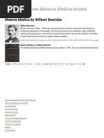 Materia Medica by William Boericke Homeopathy | PDF | Health Care ...