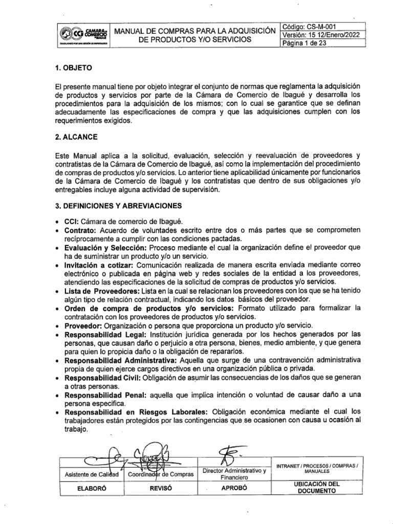 Manual de Compras | PDF