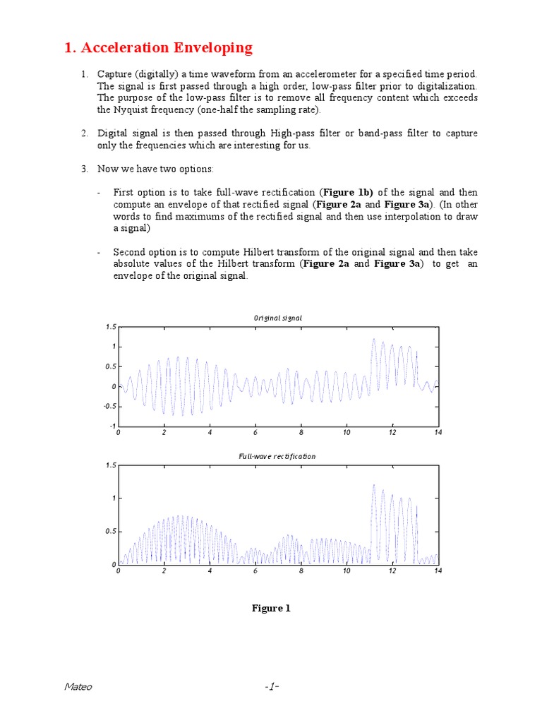 Acceleration Enveloping: Mateo | Download Free PDF | Rectifier ...