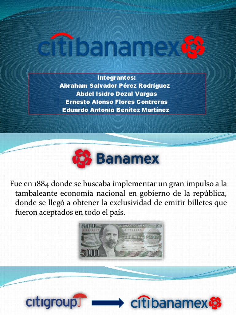 Citibanamex | PDF | Bancos | Bancario