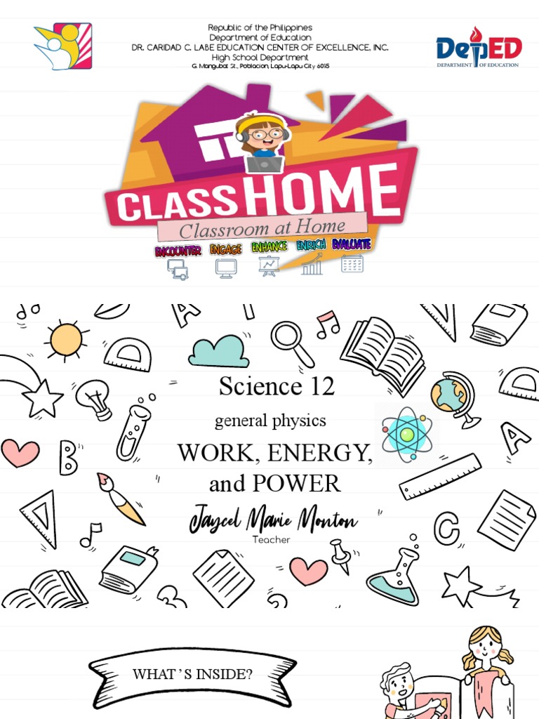 Grade 12 Physics - Energy, Work, and Power | PDF | Power (Physics ...