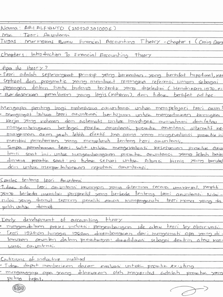 Ringkasan Craig Deegan Chapter 1 | PDF