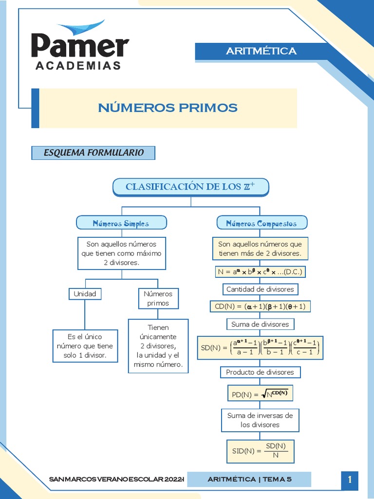 C - Sem5 - A - Numeros Primos | PDF | Teoría de los números | Aritmética