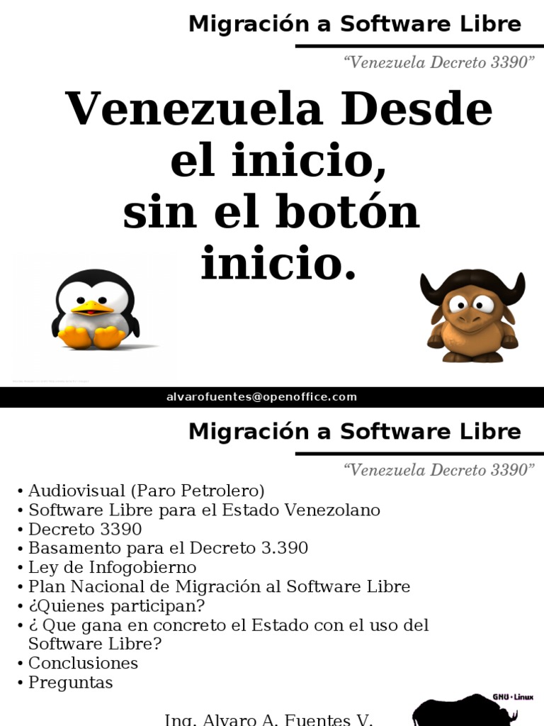 Migracion A Software Libre | PDF | Software libre | Venezuela
