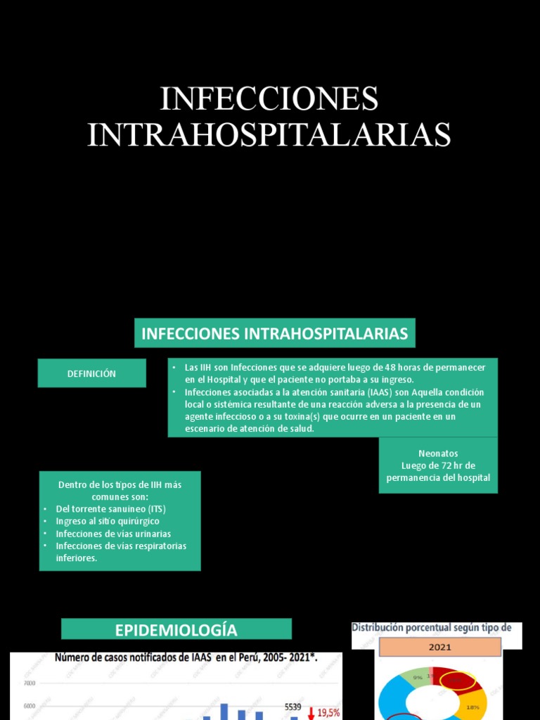 Infecciones Intrahospitalarias | PDF | Infección adquirida en el ...