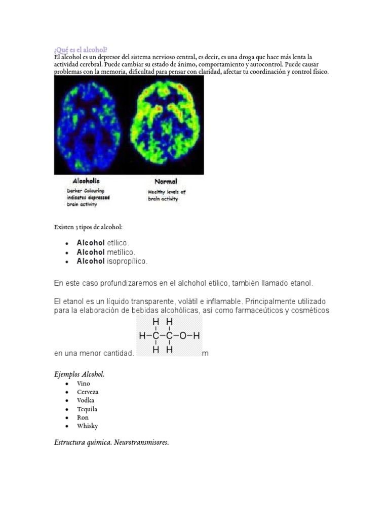 Efectos del Alcohol en el Cuerpo Humano | PDF | Etanol | Sistema endocrino