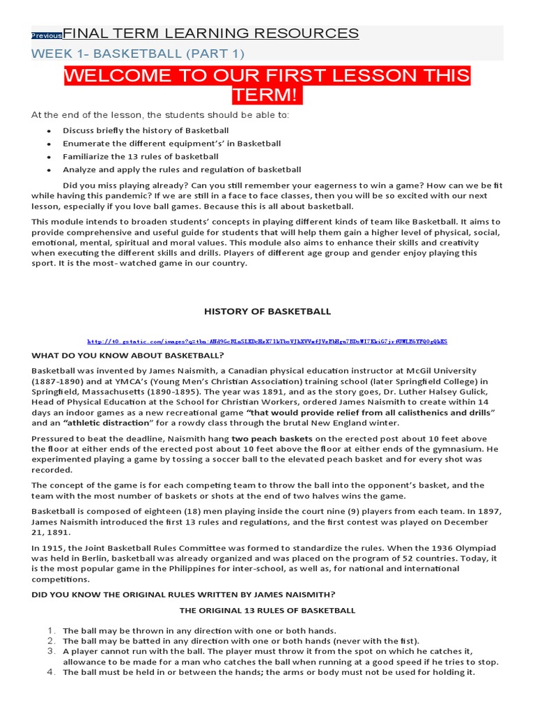 Basketball | PDF | Referee | Basketball Positions