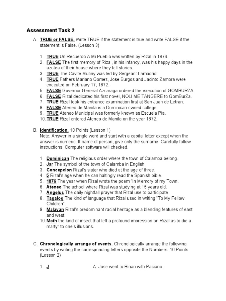 GEM - Assessment Task 2 | PDF | Philippines