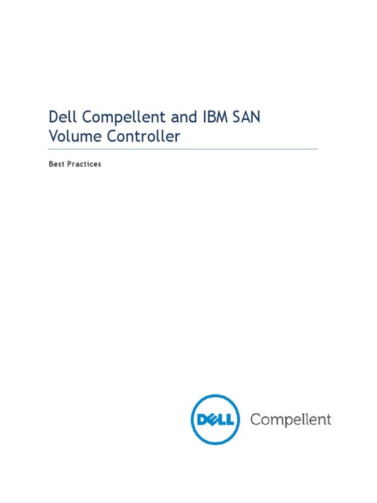 Dell Compellent With IBM SAN Volume Controller SVC Best Practices | PDF ...
