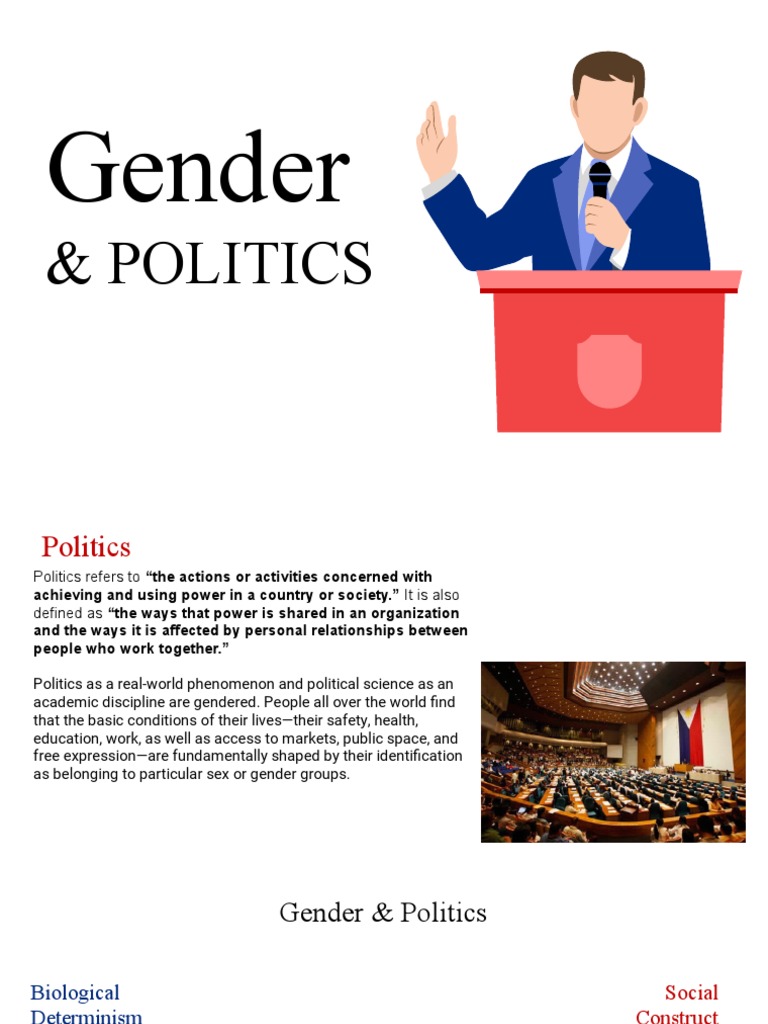 CHAP 8 Gender & Politics | PDF | Gender | Gender Studies