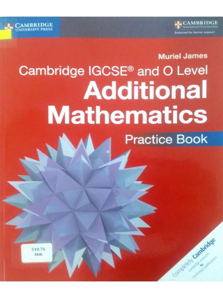 Additional Maths Textbook | PDF