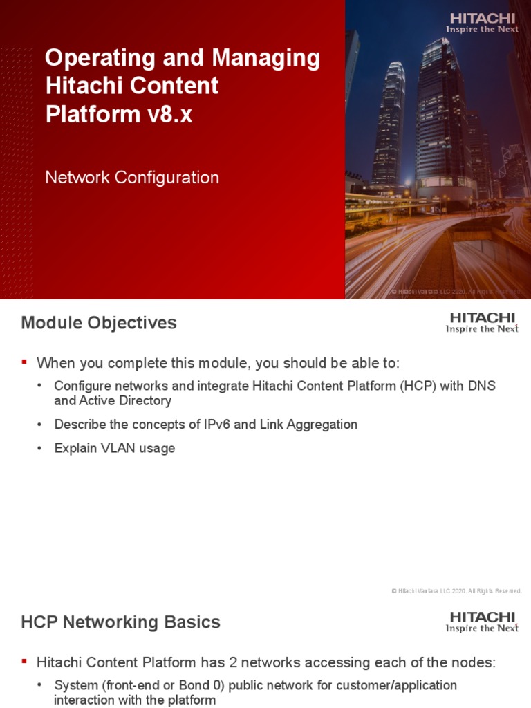 05 HCP Network Configuration v4-0 | PDF | Domain Name System | Computer ...