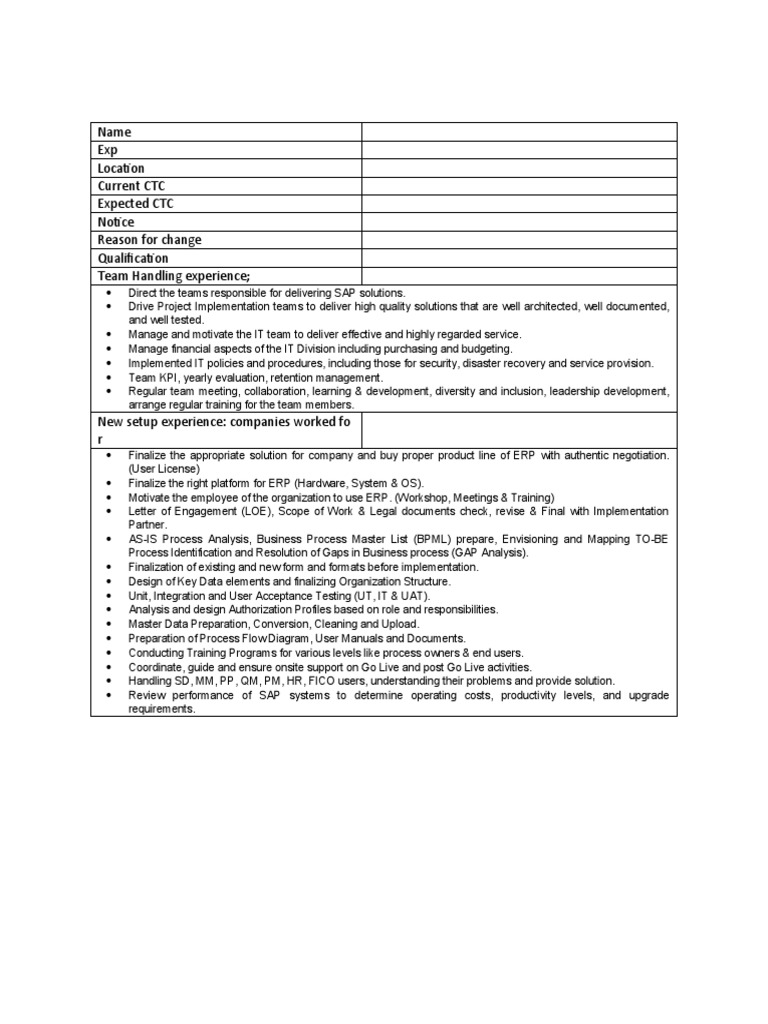 Name Exp Location Current CTC Expected CTC Notice Reason For Change ...