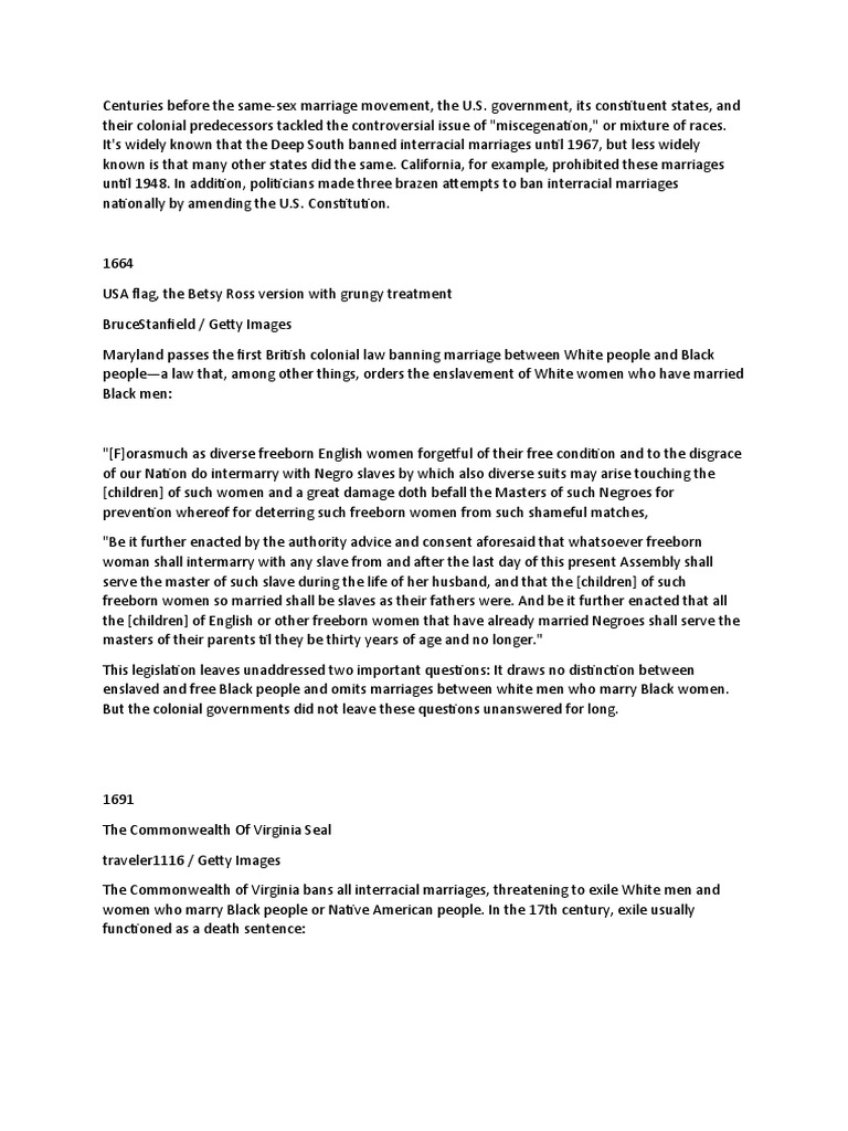 5 | PDF | Anti Miscegenation Laws In The United States | Justice