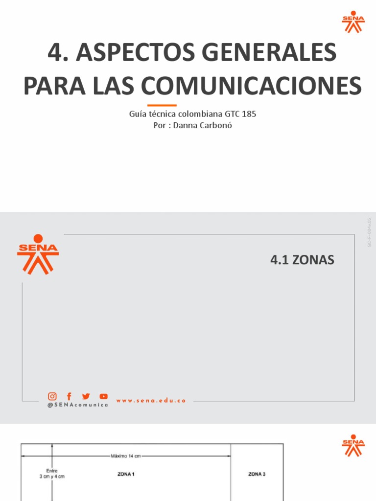 Aspectos Generales para Las Comunicaciones | PDF | Caso de carta | Apoyo
