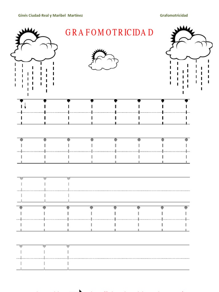 Fichas de Grafomotricidad Lineas Basicas Verticales Fichas 1 20