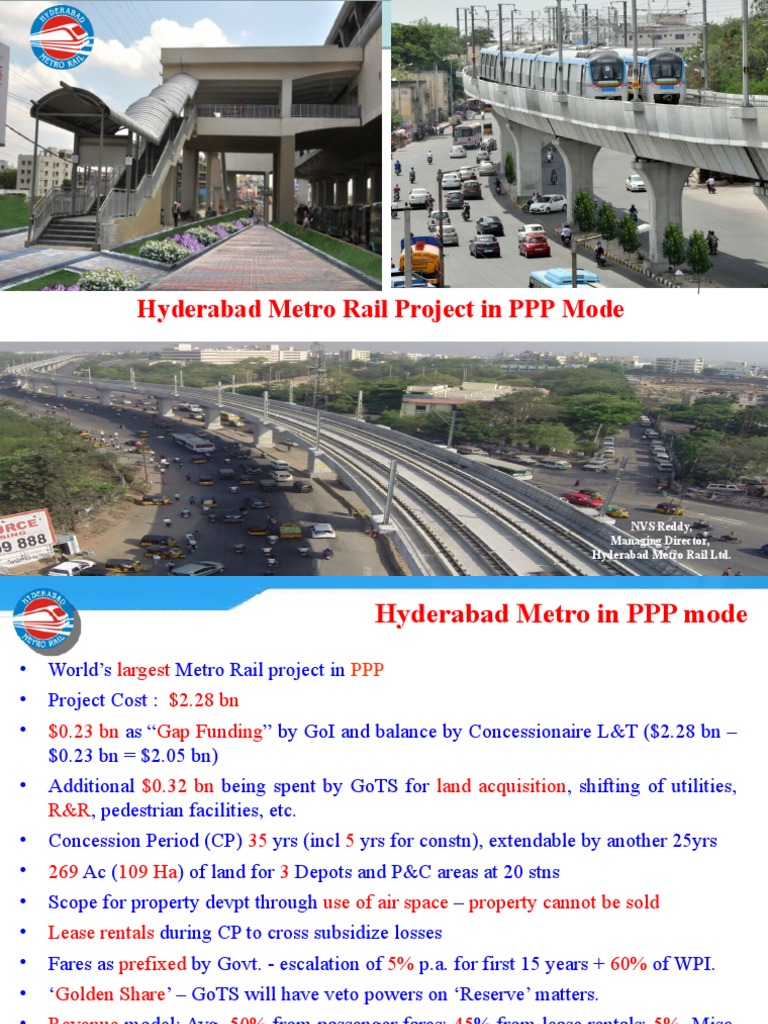 Presentations HMR Project in PPP Mode | PDF | Transportation ...