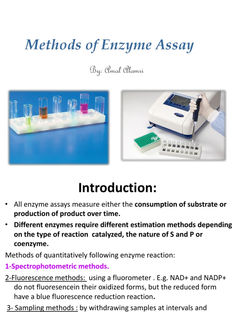 Methods of Enzyme Assay LAB | PDF | Transaminase | Alanine Transaminase