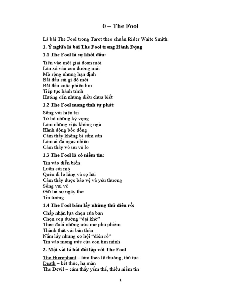 The Fool | PDF