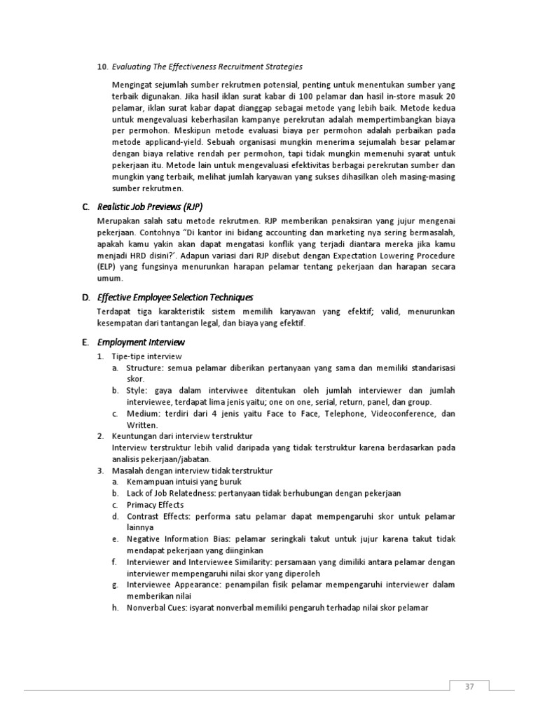 Evaluasi Job | PDF | Karier & Perkembangan