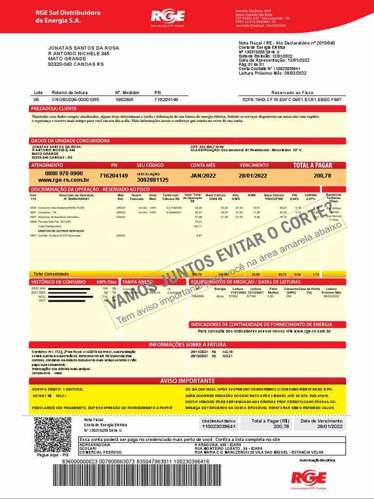 Conta Completa PDF | PDF