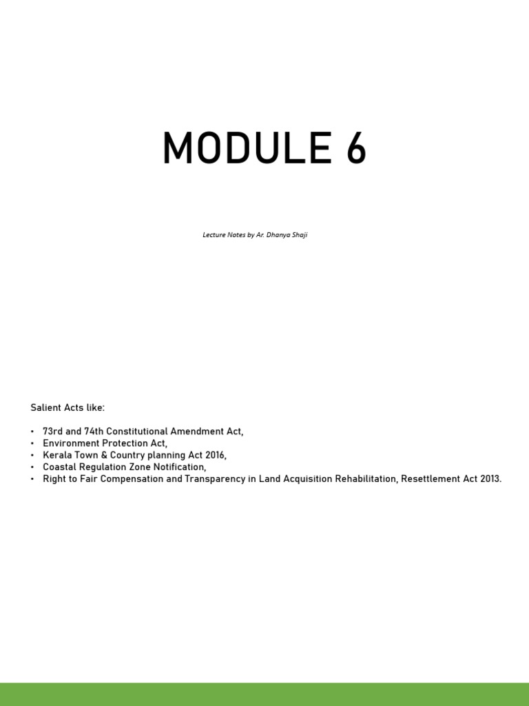 UP - MODULE 6 - Part 2 | PDF | Environmental Protection | Natural ...