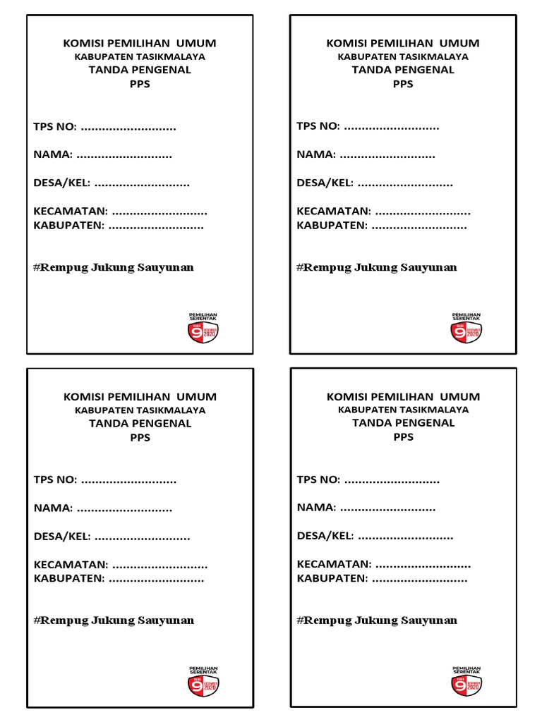 Tanda Pengenal PPS | PDF