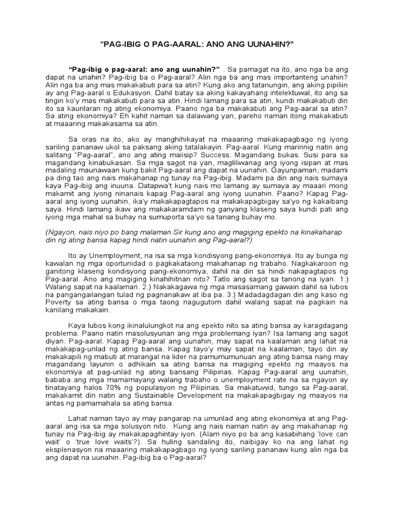Filipino | PDF