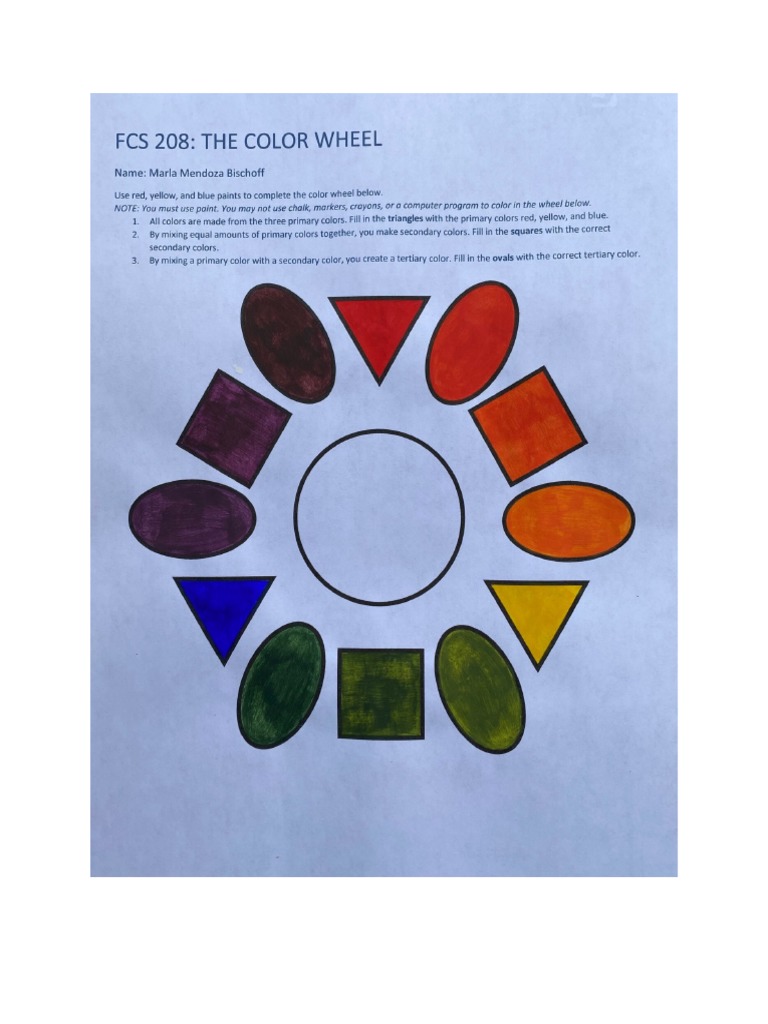 w06 Color Wheel and Tints Tones Shades Marla Mendoza B | PDF