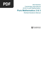 Pure Math 2 & 3 Solutions | PDF