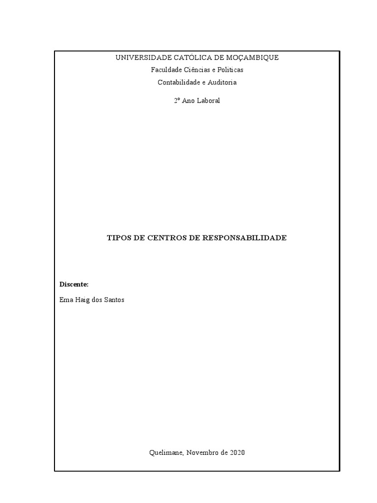 Tipos de Centros | PDF | Business | Economia de negócios