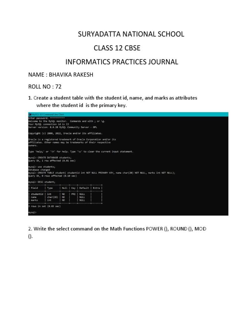 IP PRACTICAL File | PDF