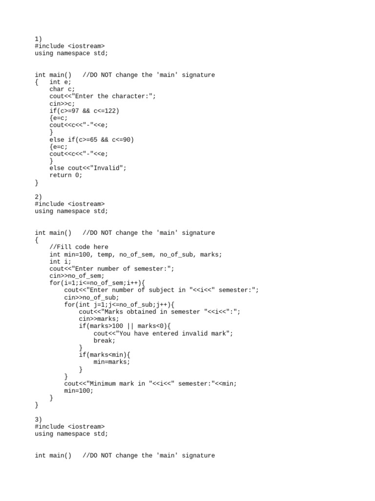 C++ HandsOn | PDF | Namespace | Computer Science