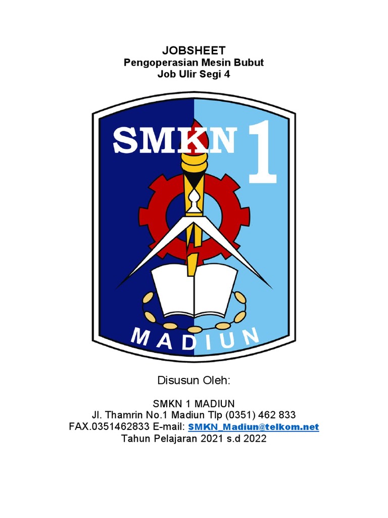 Jobsheet Bubut Ulir Segi 4 Pdf