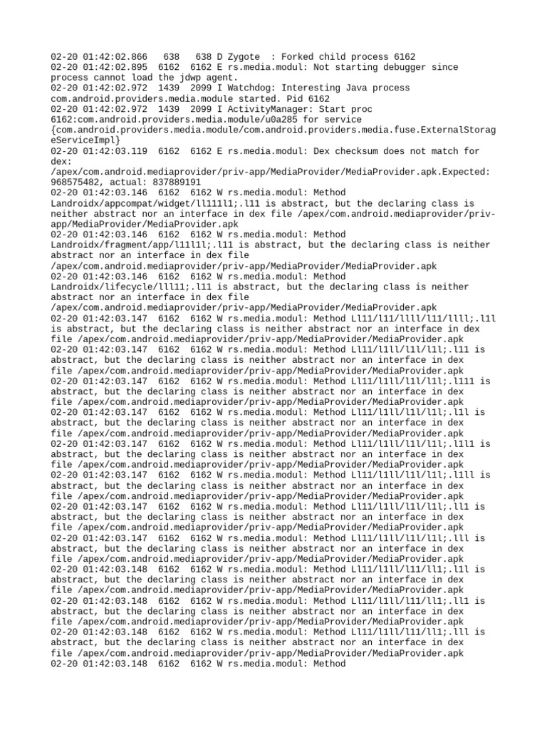 Log | PDF | Software Development | Operating System Technology