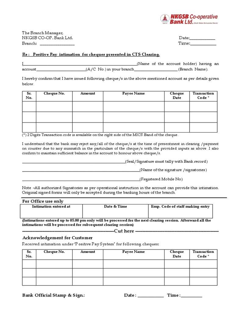 Pps Form Format | PDF | Cheque | Payments