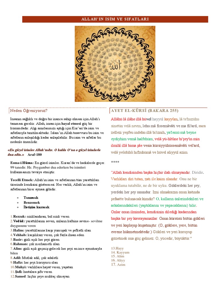 Sınıf DKAB - 1. Ünite - 2. Kısım | PDF